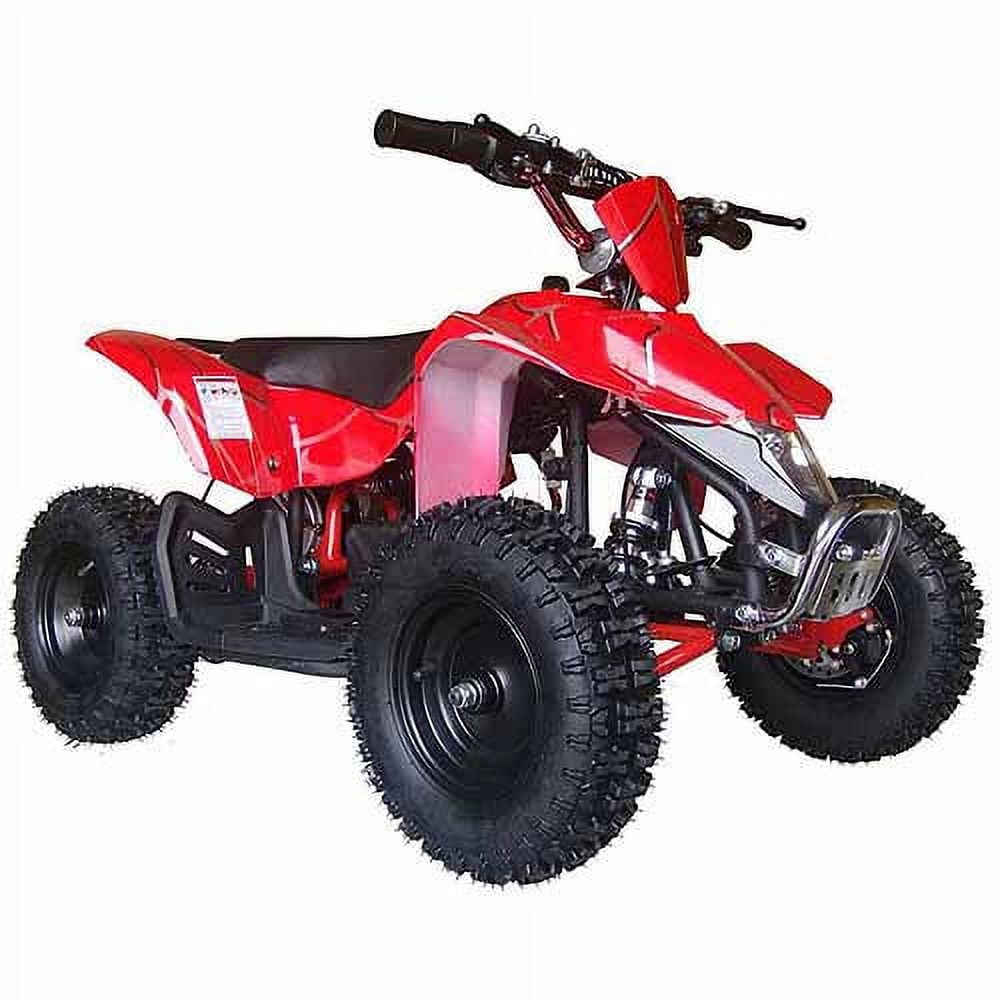 MotoTec 24V Mini Quad V3 Battery-Powered Ride-On, Red - Walmart.com