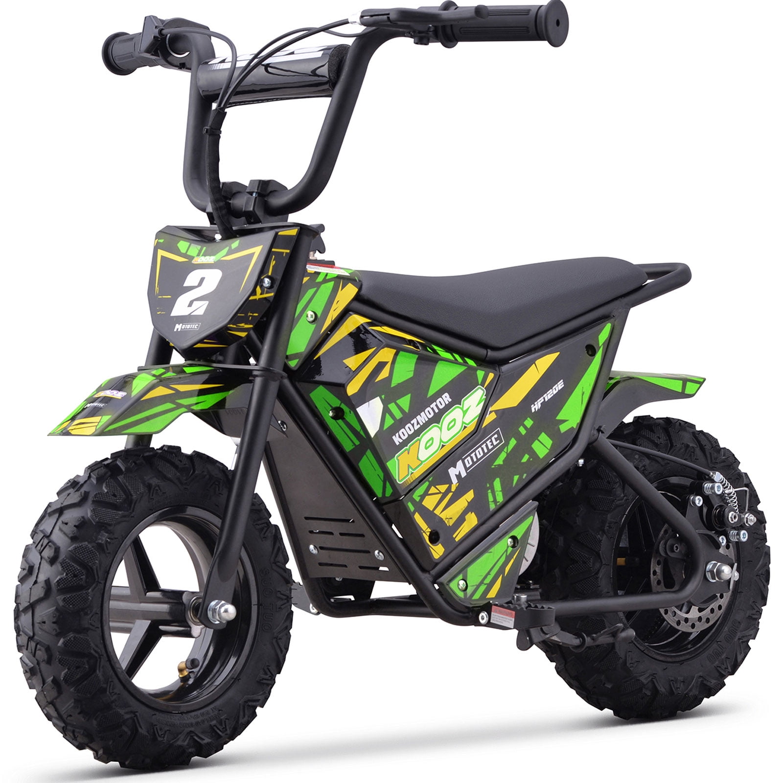 MotoTec 24v 250w (HP120E) Electric Powered Mini Bike Green - Walmart.com