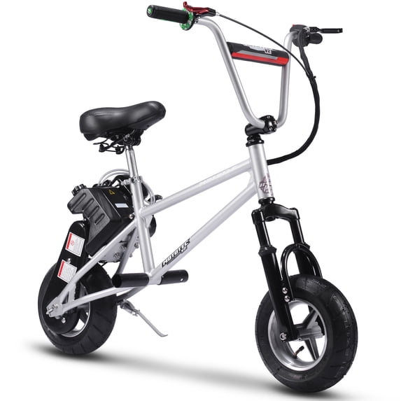 MotoTec 49cc Gas Mini Bike V2 Silver - Walmart.com