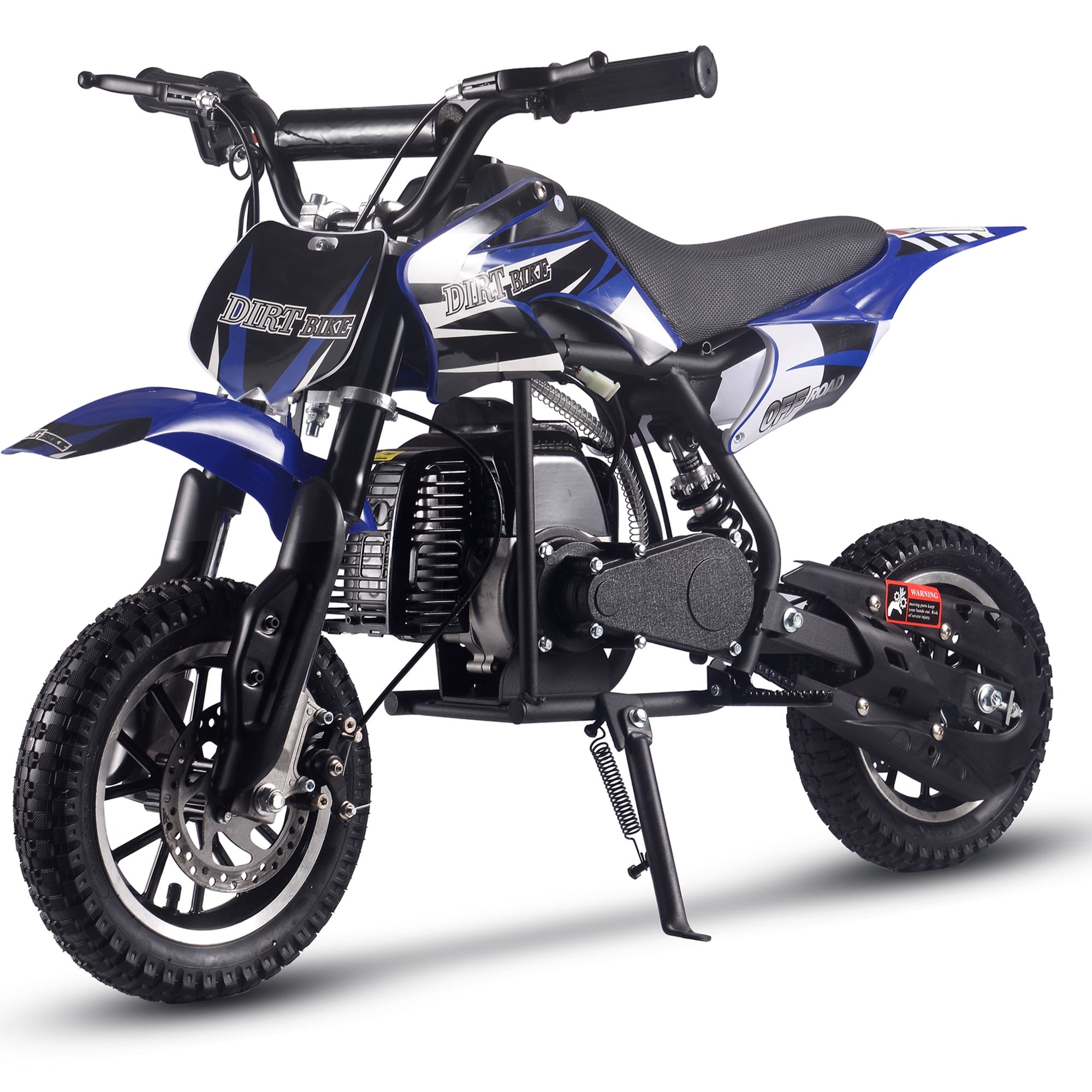 MotoTec Mini Power DB-01 50cc 2-Stroke Kids Gas Dirt Bike, Blue - Walmart.com