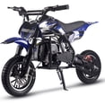 MotoTec Mini Power DB-01 50cc 2-Stroke Kids Gas Dirt Bike, Blue ...