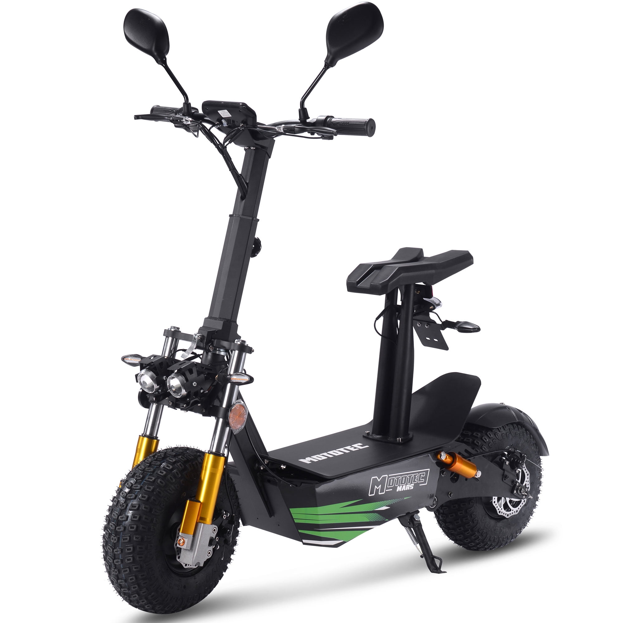 MotoTec Mars 60v 3500w Adult Urban Electric Scooter with Suspension ...