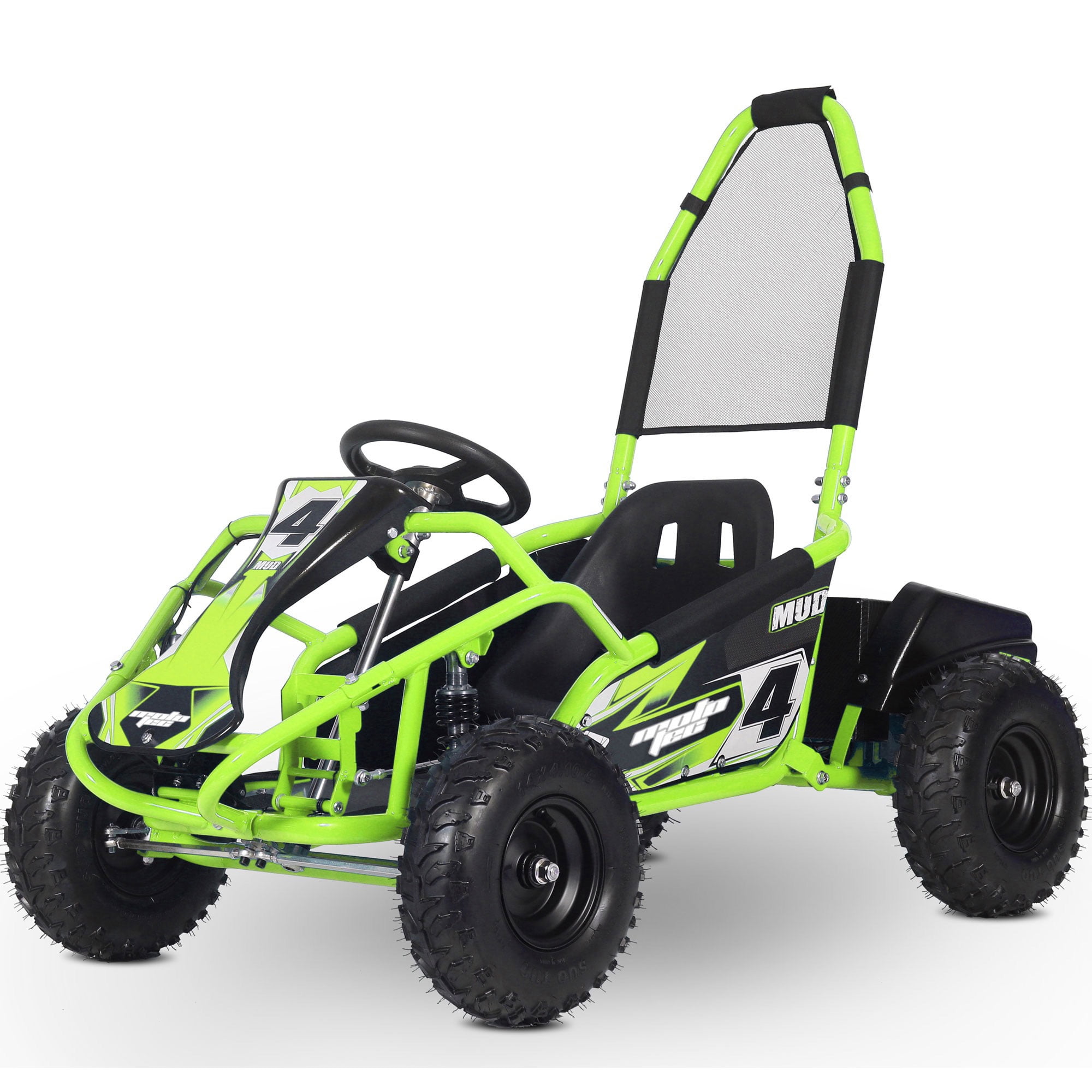 MotoTec Mud Monster Kids Electric Off-Road Fast 48V 1000w Go Kart with ...