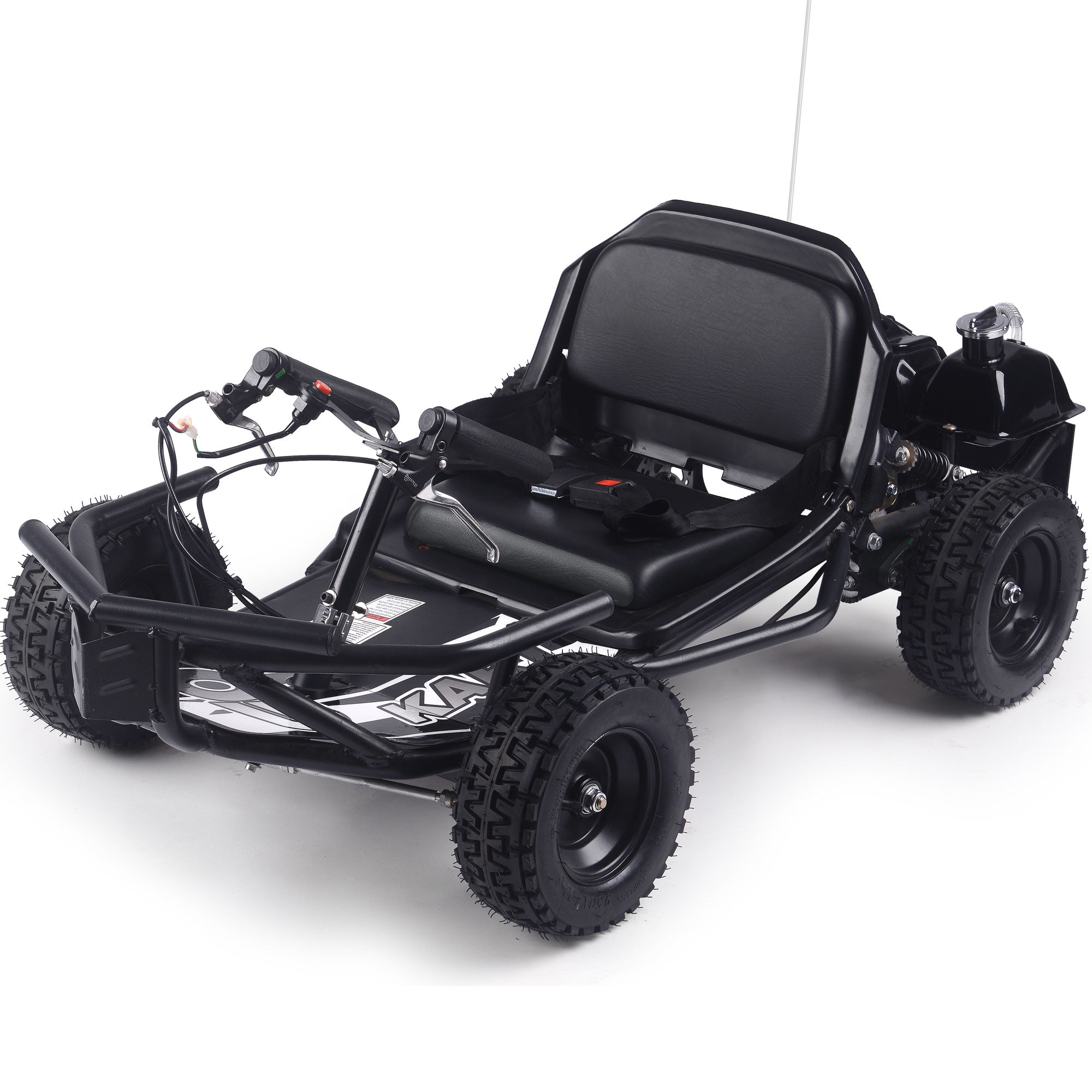 MotoTec Sandman Kids Gas Powered 52cc Go Kart Black - Walmart.com