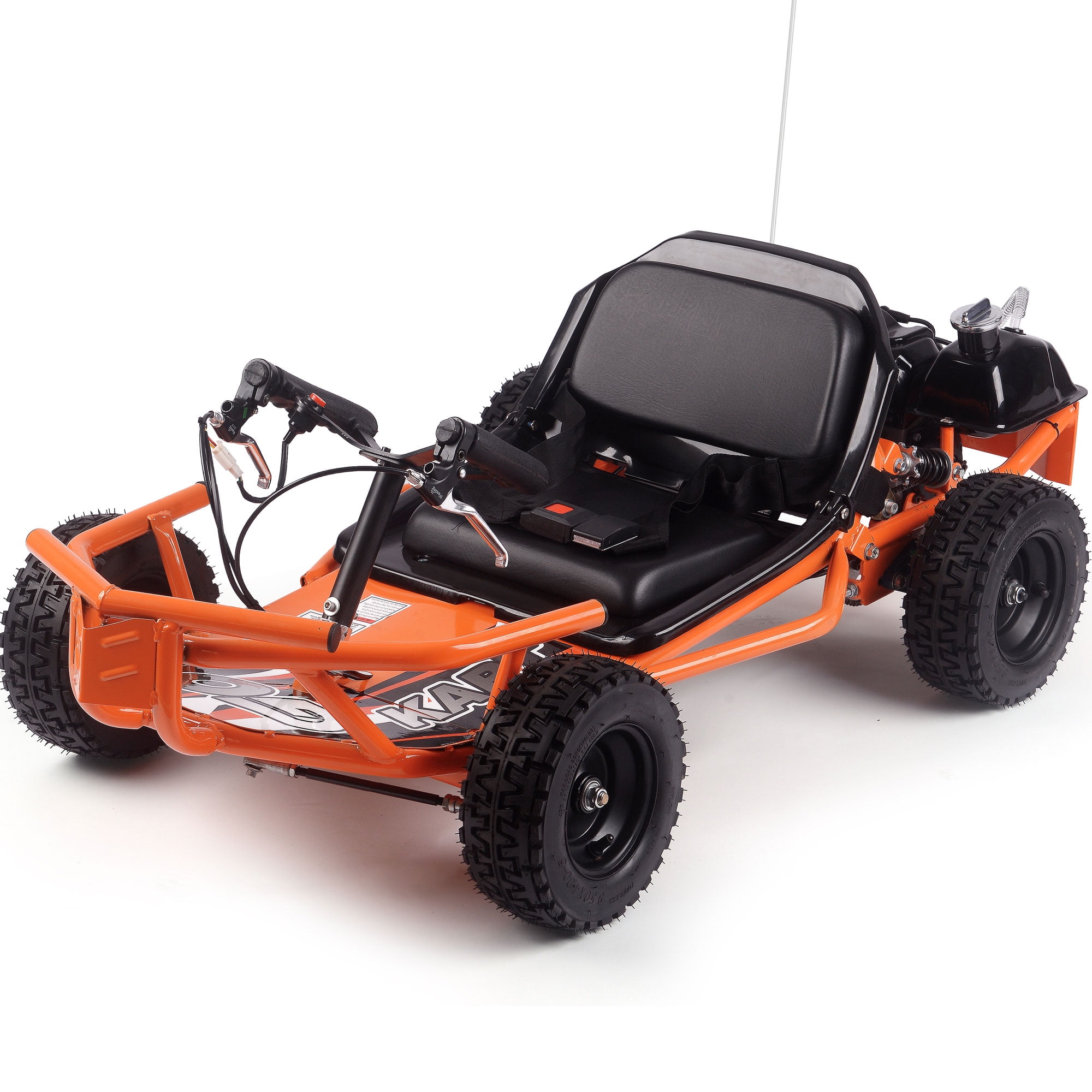 MotoTec Sandman Kids Gas Powered 52cc Go Kart Orange - Walmart.com