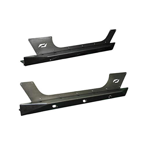 Motobilt Rocker Guards for Jeep Wrangler JK Crusher Series, Bare Steel ...