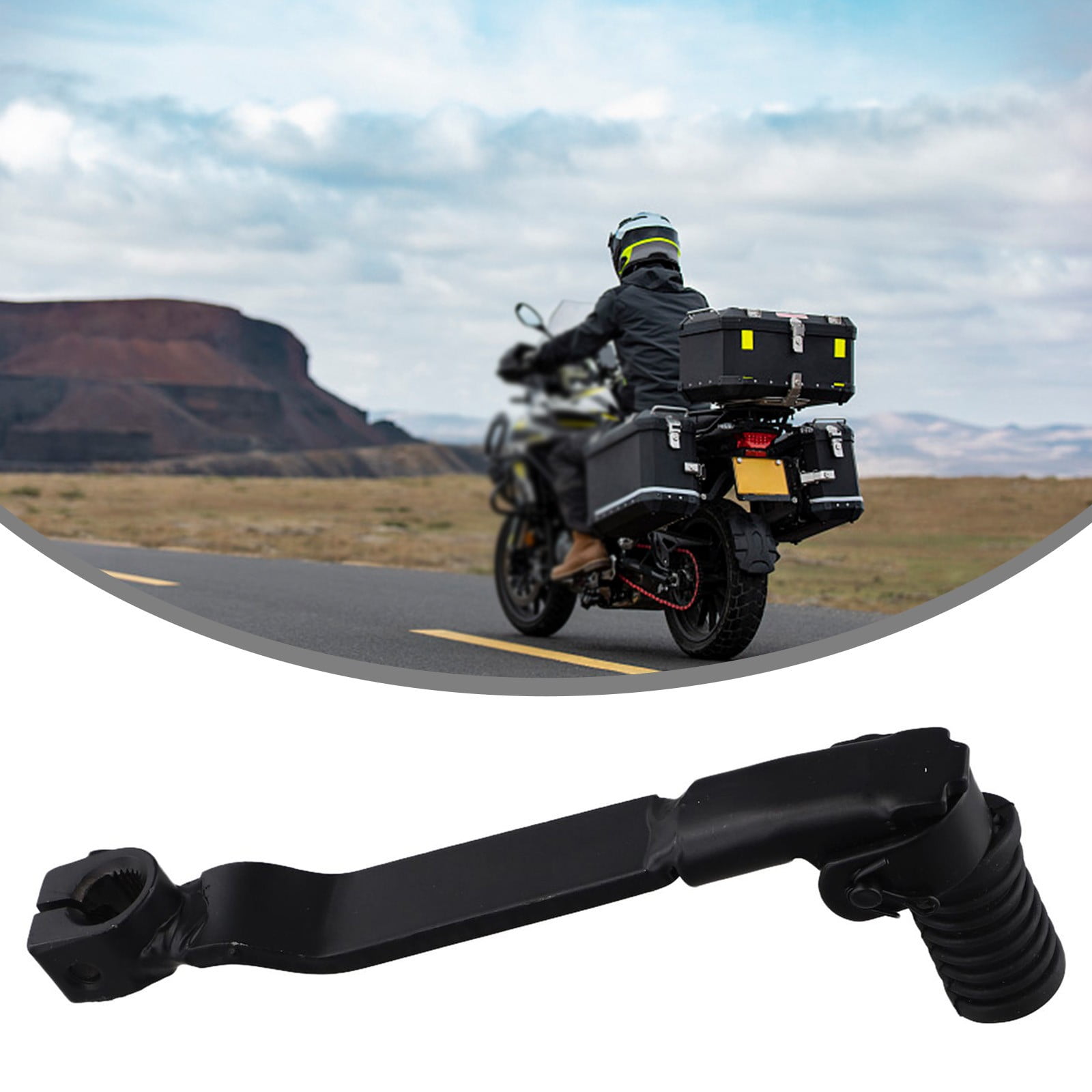 Motocross ATV Black Stainless Steel Folding Gear Shifter Shift Lever ...