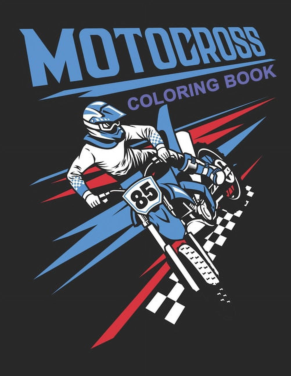 Motocross Coloring Book: Dirt Bike Coloring Book for kids - Cute ...