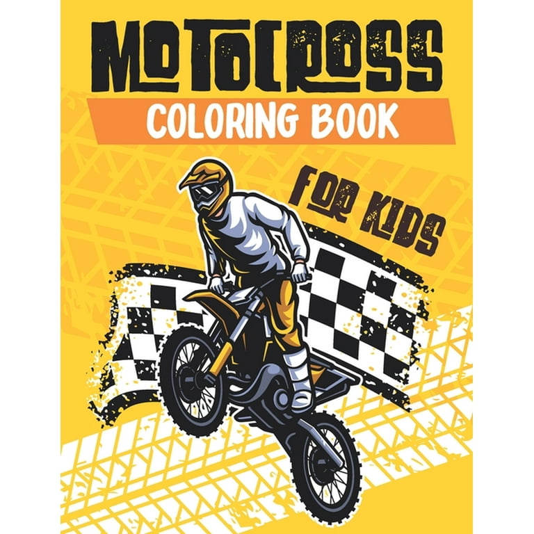 supercross coloring book