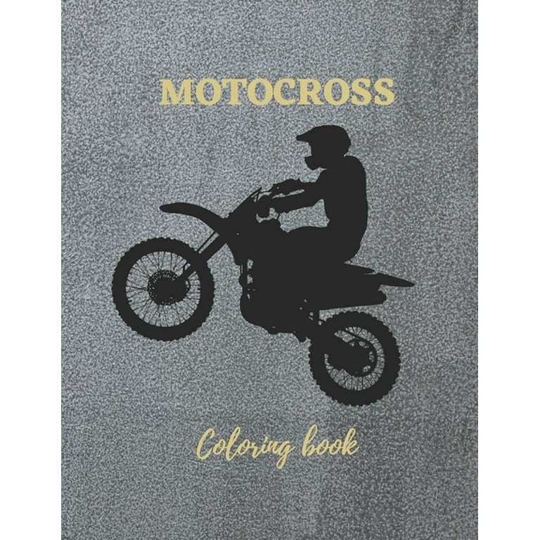 supercross coloring book