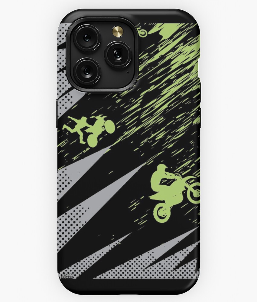 Motocross Dirt Bike Deco Art Design G4196 Phone Case for iPhone17 16 15 ...