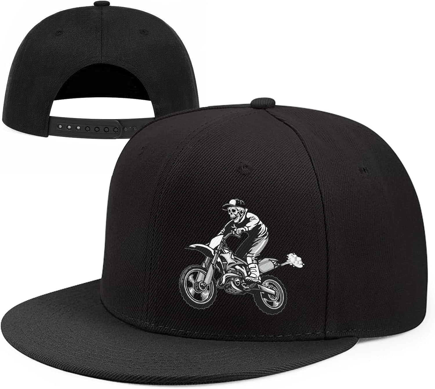 Motocross Dirt Bike Snapback Hats Adjustable Baseball Cap for Men Cool ...