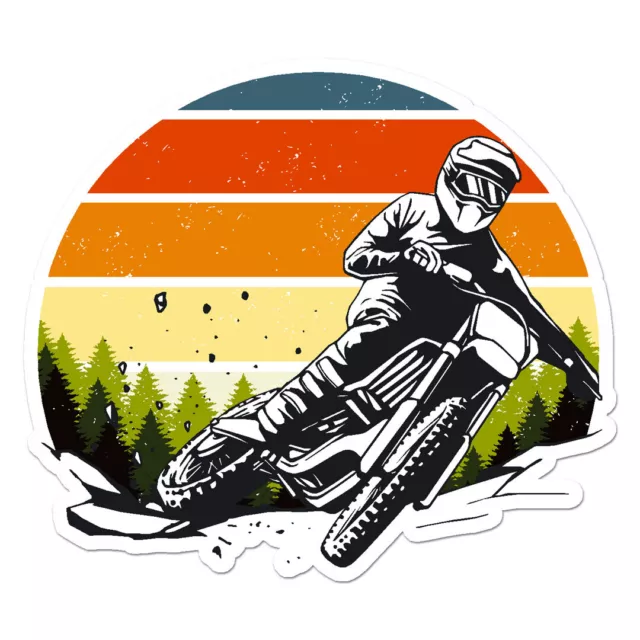 Motocross Dirt Bike Sticker Phone Decal Water Bottle Stickers Car ...