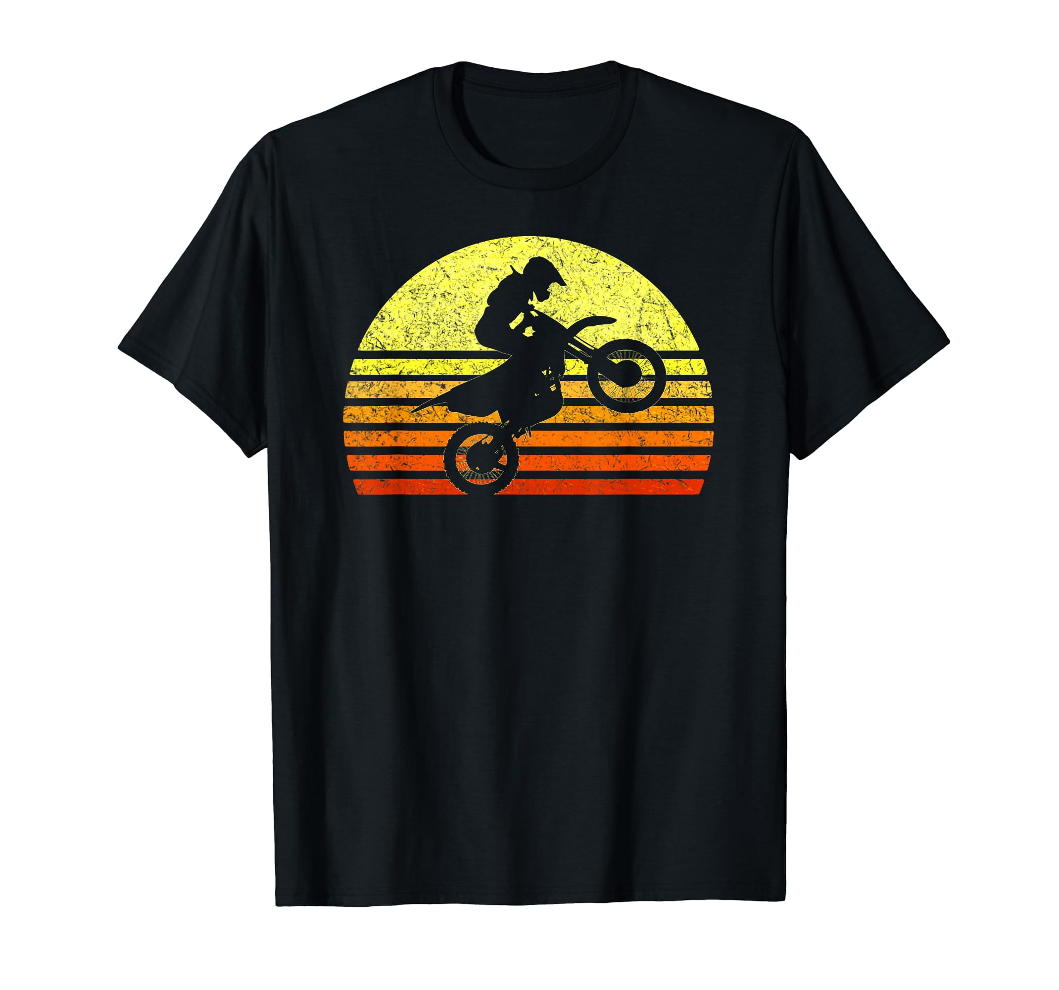 Motocross Dirt Bike Tee Off Road Motorcycle Rally Retro T-Shirt ...