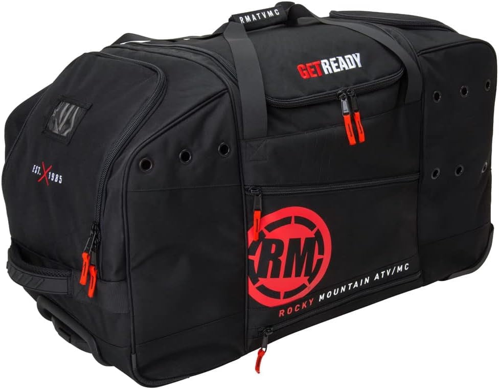 Motocross Gear Bag with Wheels – Heavy-Duty Reinforced Roller Bag for ...