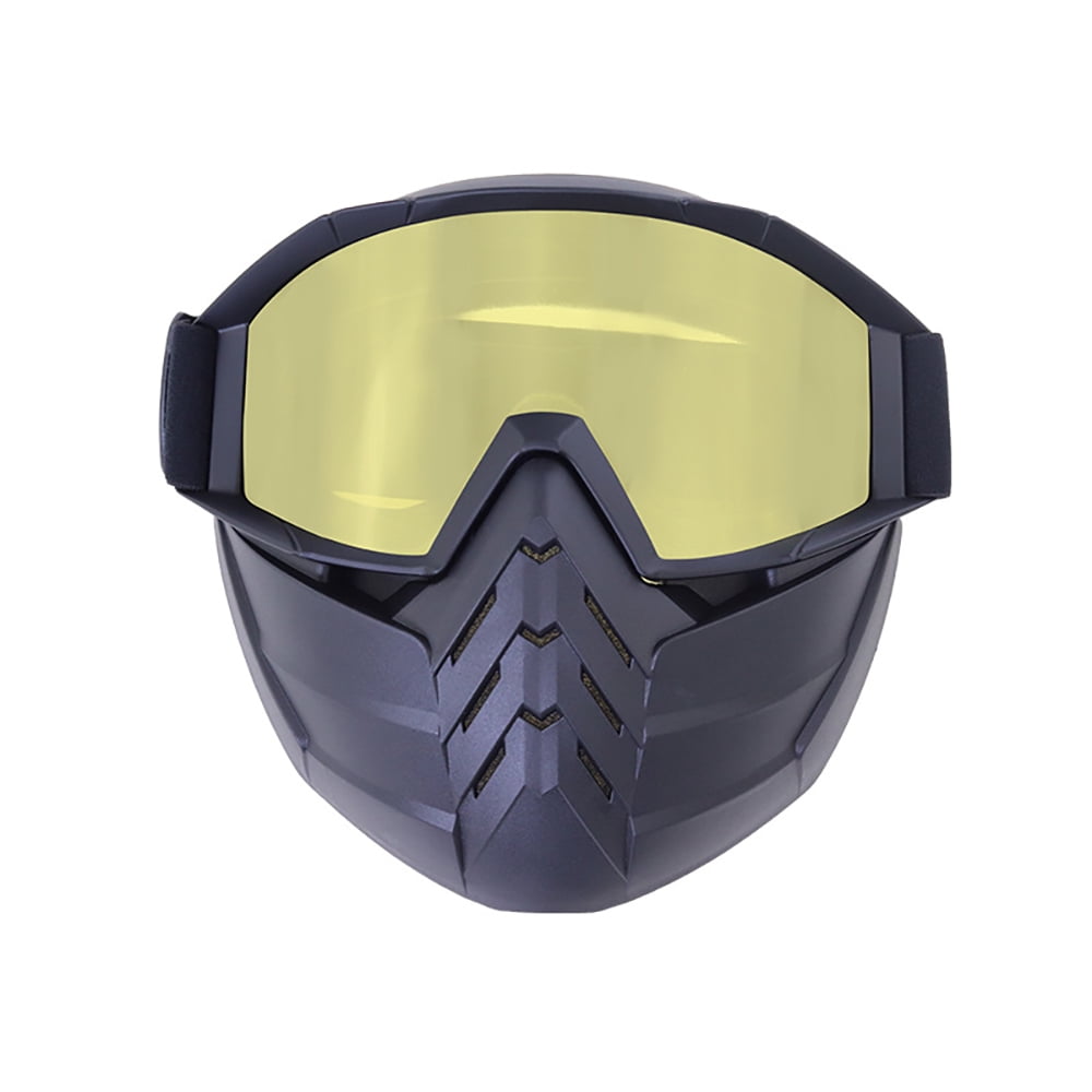 Motocross Goggles Face Mask Shield Dirt Bike ATV UTV MX Off-Road Racing ...