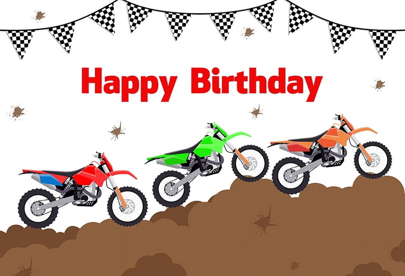Motocross Racing Motorcycle Photography Background Balloons Boys ...