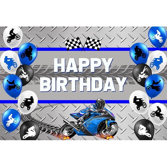 Motocross Racing Motorcycle Photography Background Balloons Boys ...
