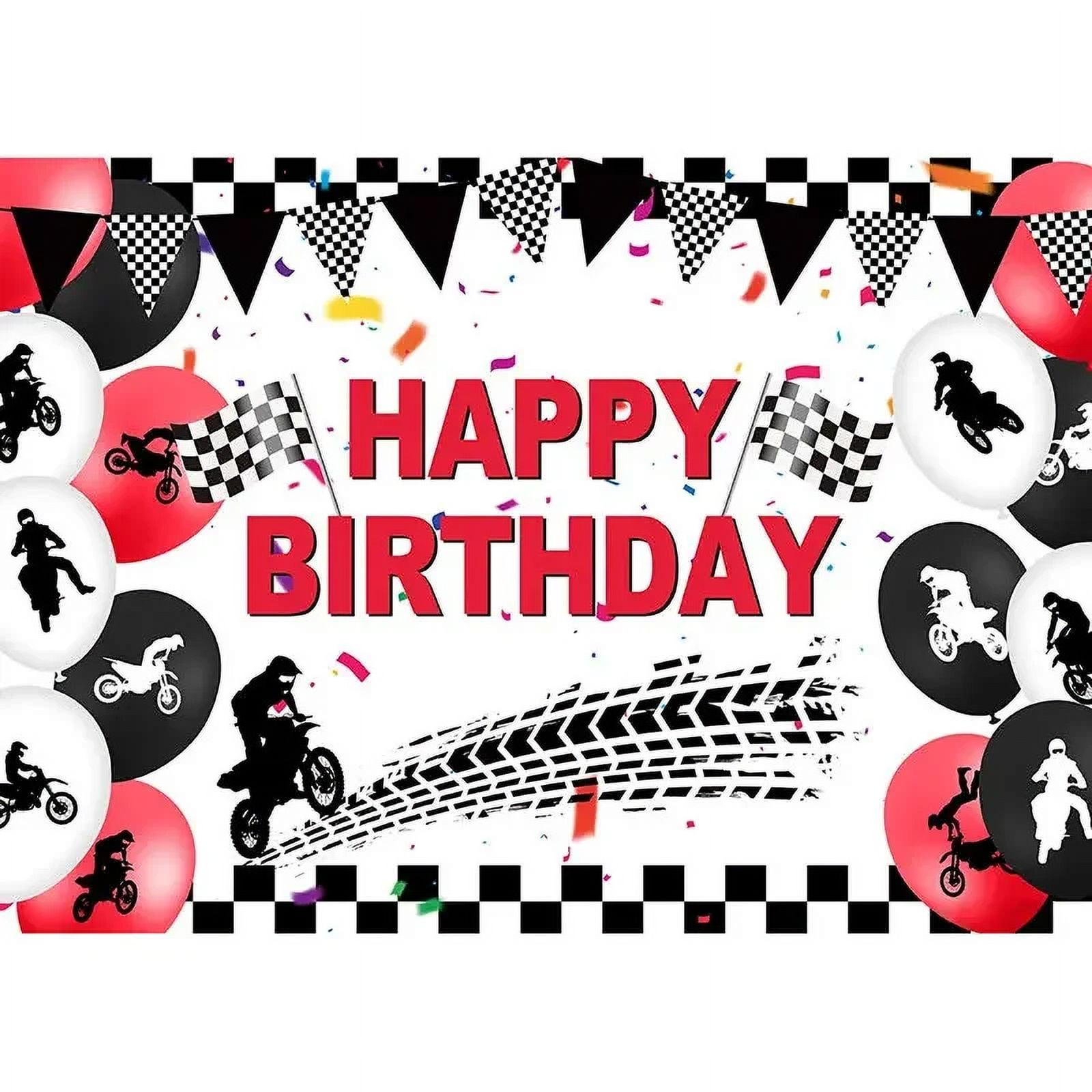 Motocross Racing Theme Backdrop Motorcycle Dirt Bike Photography ...