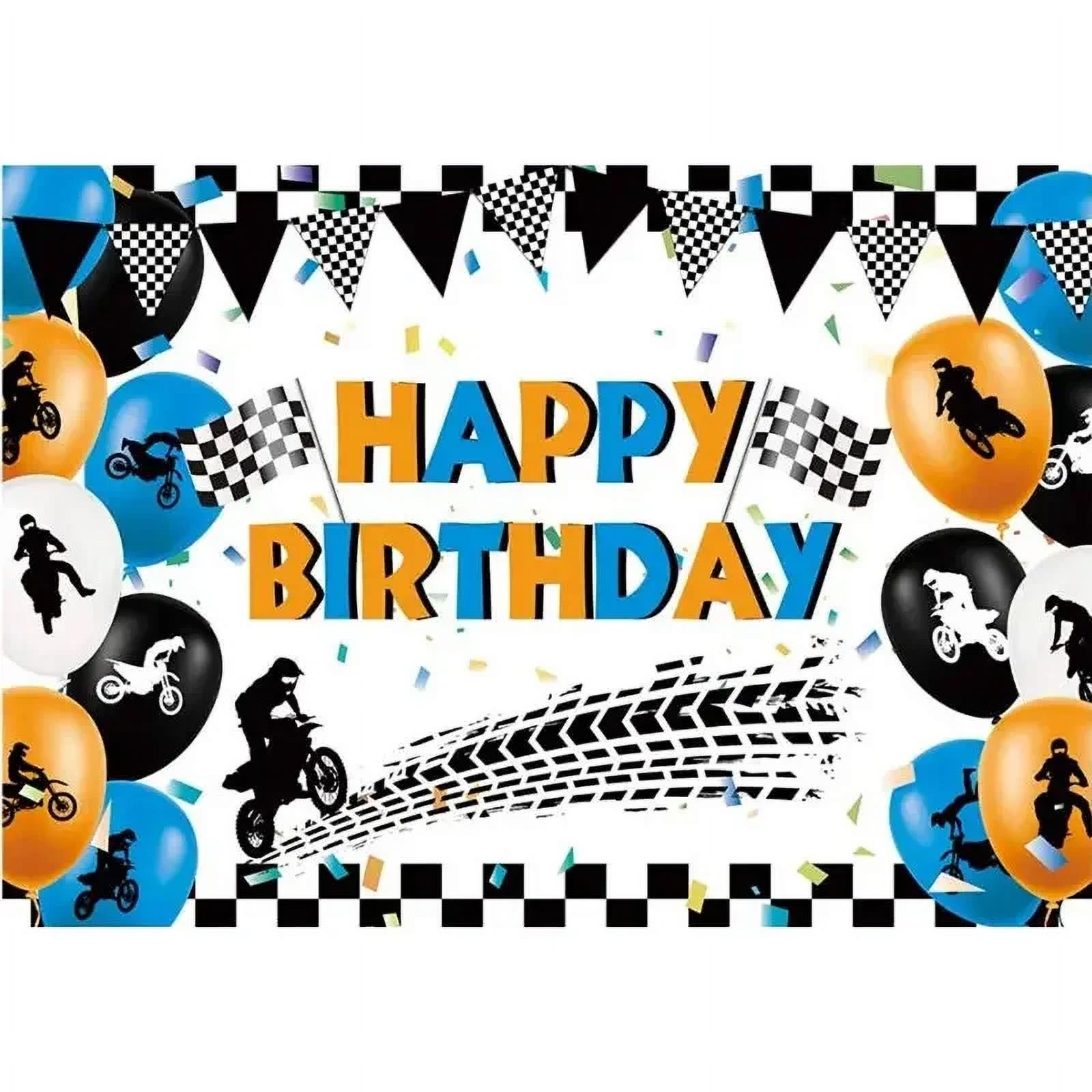 Motocross Racing Theme Backdrop Motorcycle Dirt Bike Photography ...