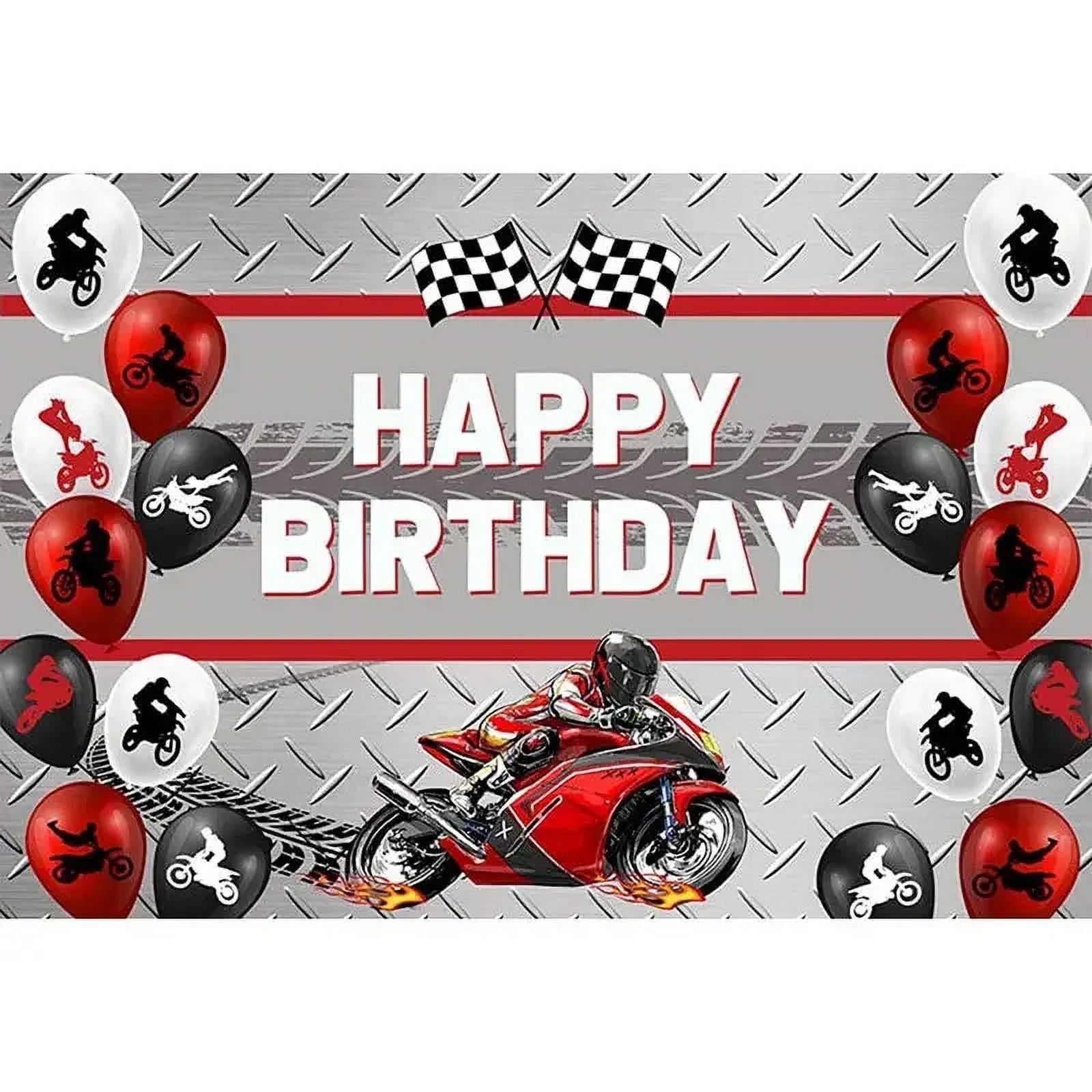 Motocross Racing Theme Backdrop Motorcycle Dirt Bike Photography ...