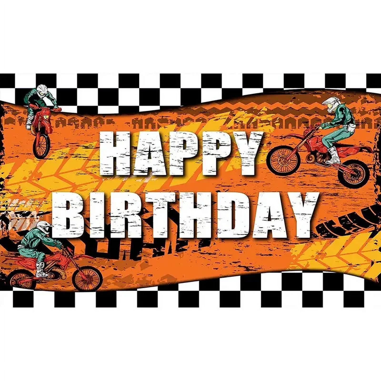 Motocross Racing Theme Backdrop Motorcycle Dirt Bike Photography ...