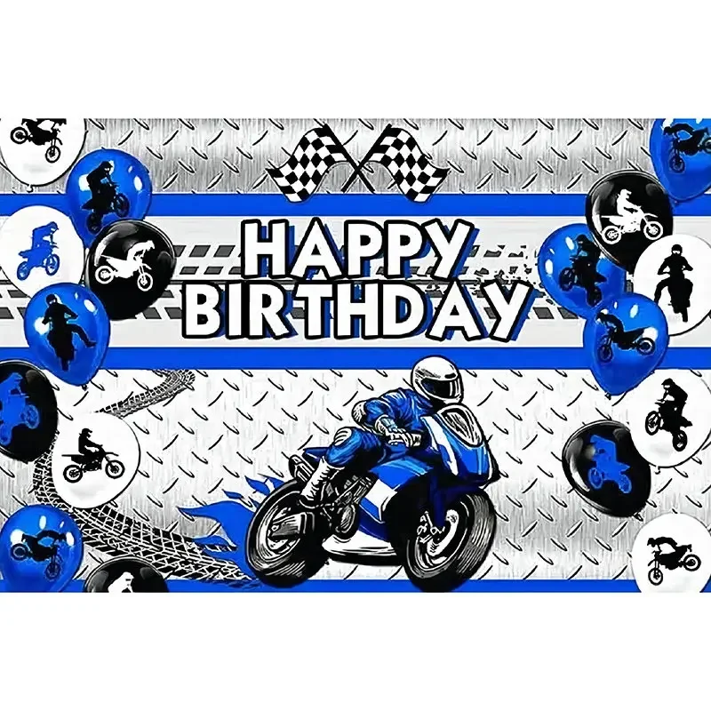 Motocross Racing Theme Backdrop Motorcycle Dirt Bike Photography ...