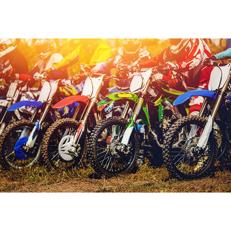 Motocross Racing Theme Backdrop Motorcycle Photography Background for ...