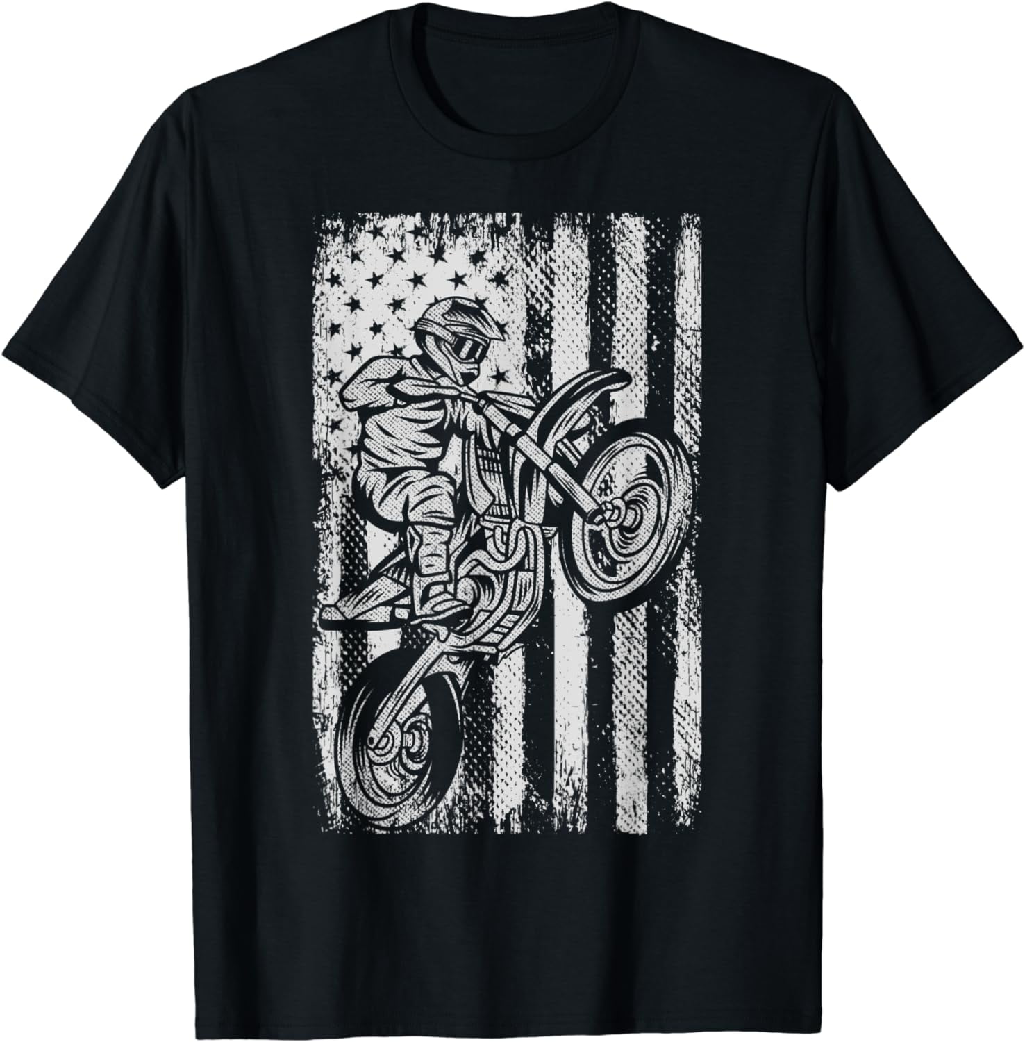 Motocross Shirts USA American Flag Dirtbike Shirt Supercross T-Shirt ...