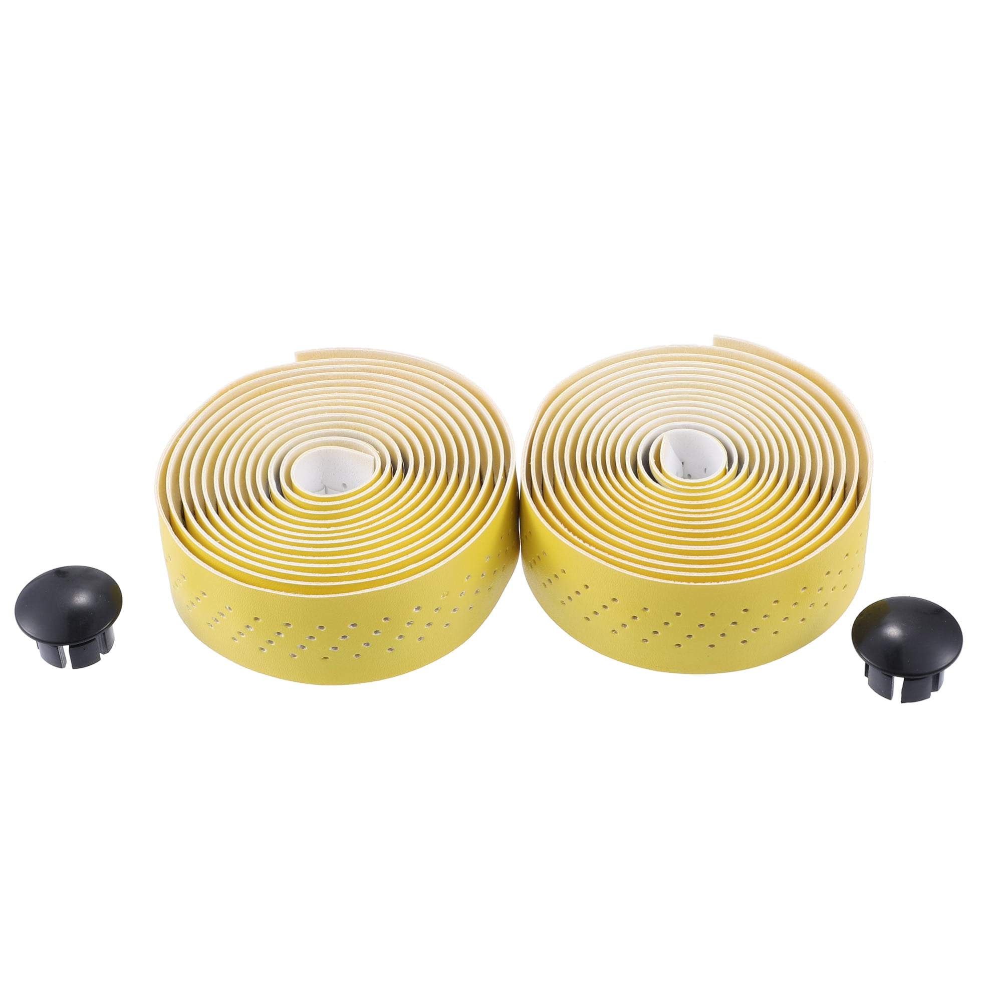 Motoforti 1 Set Yellow Bike Handlebars Belt High Elastic Soft Shock ...