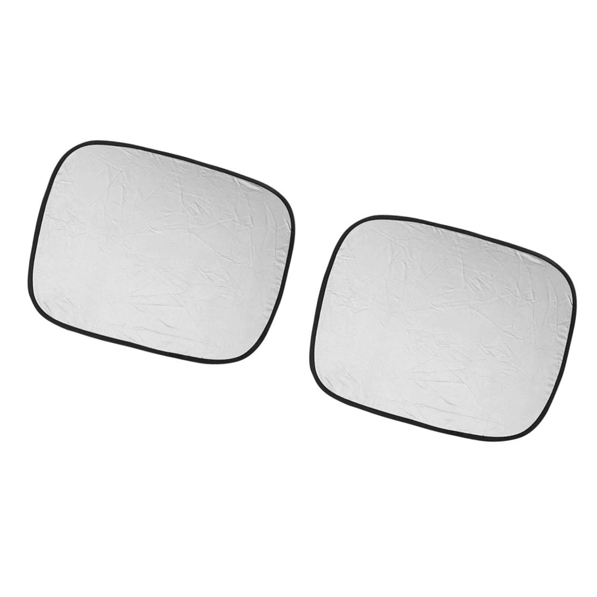 Motoforti 2 Pcs Silver Tone Car Rear Window Sun Shade Anti-UV Block ...