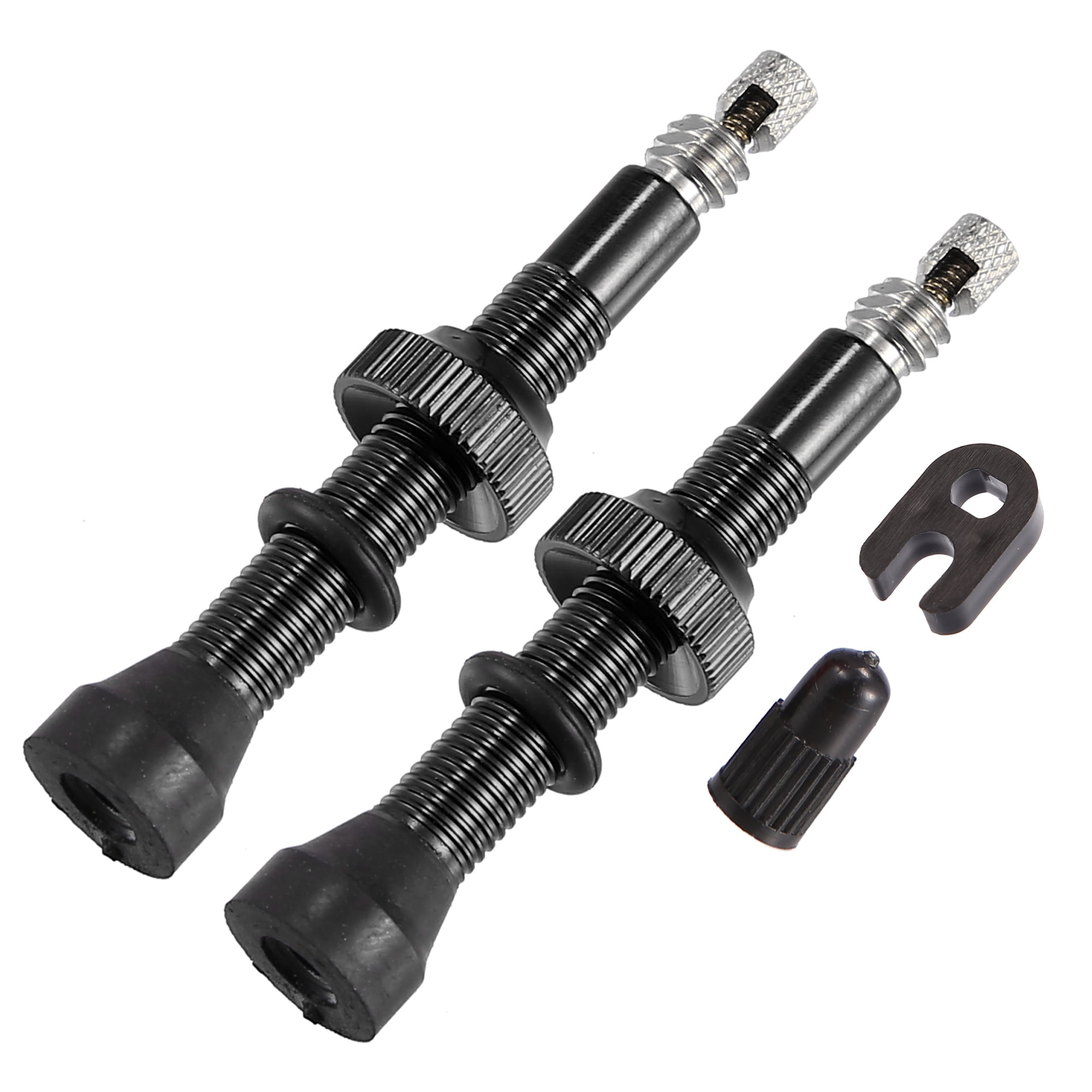 Motoforti 2Pcs Bike Tire Air Valve Tubeless Wheel Valve Kit with Copper ...