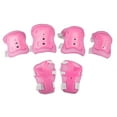 Motoforti 6pcs Bicycle Safety Protection Set: Pink Wrist Support Guard ...