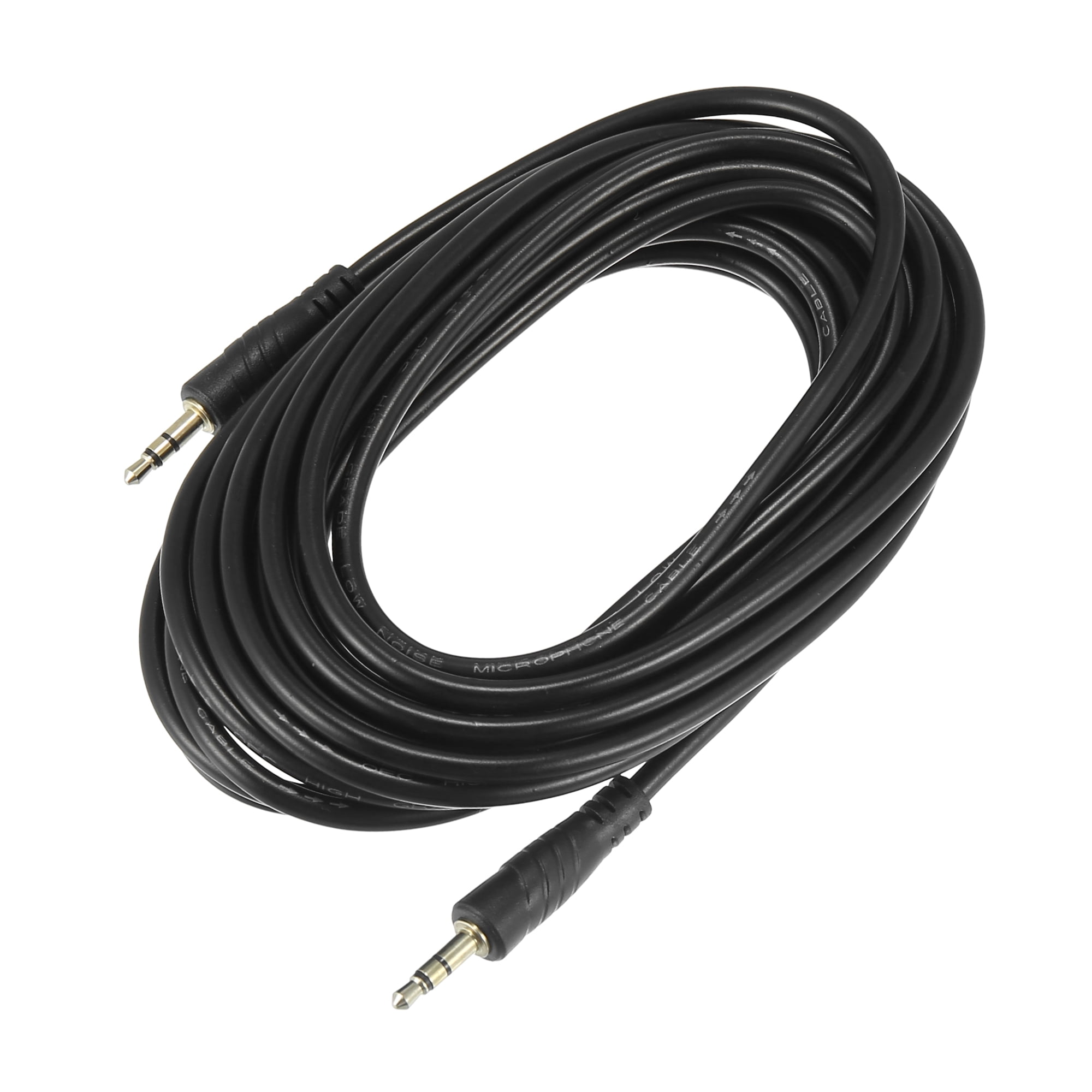 Motoforti Stereo Audio Jack Male to Male Extension Cable Adapter 16.4ft ...