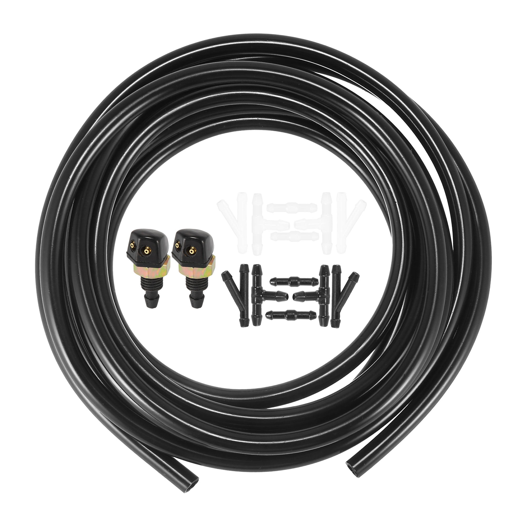 Motoforti Universal Front Windshield Washer Hose Kit with 3 Meter ...