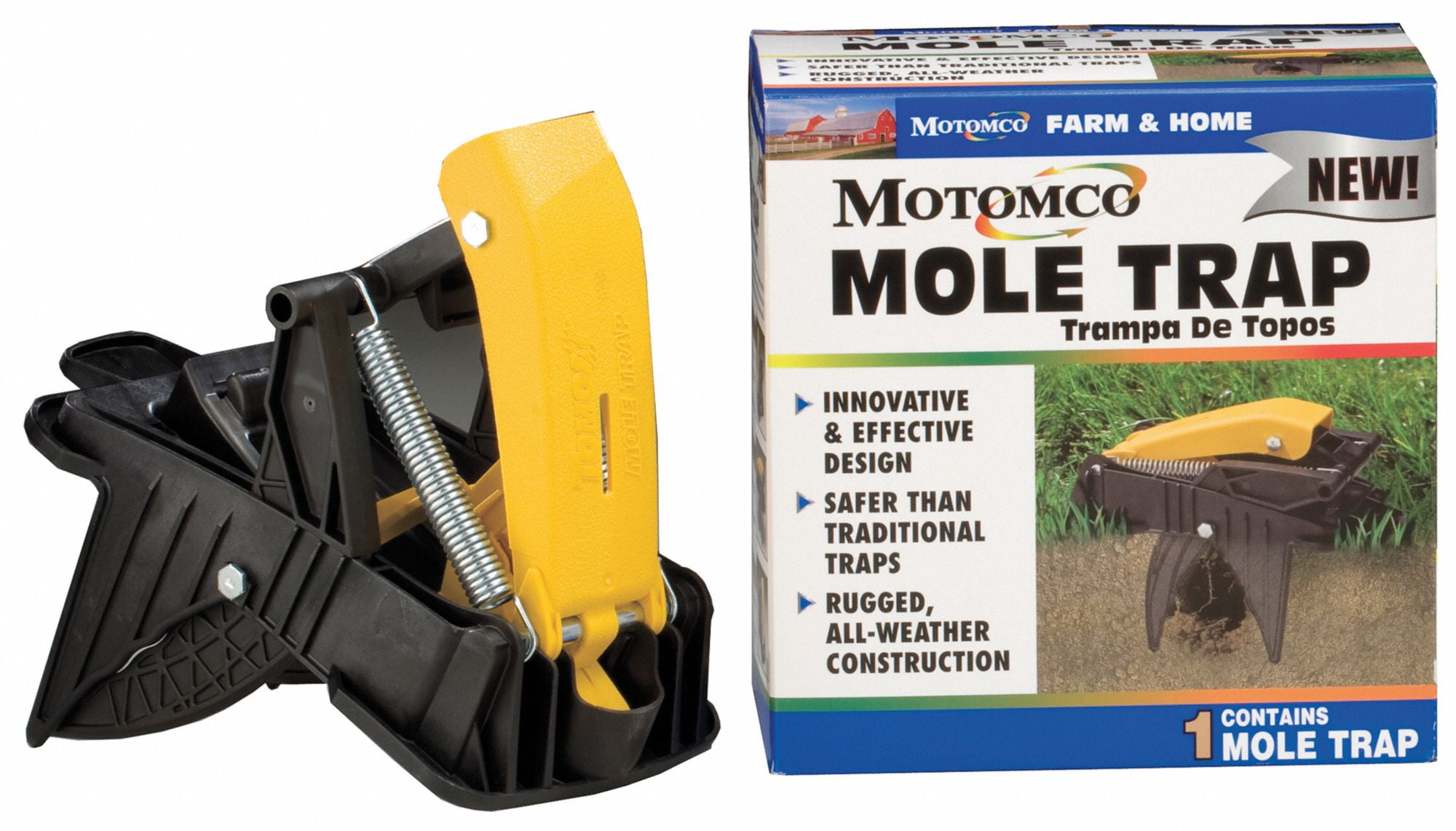 Motomco Mole Trap,9 3/8 in H 34160 - Walmart.com