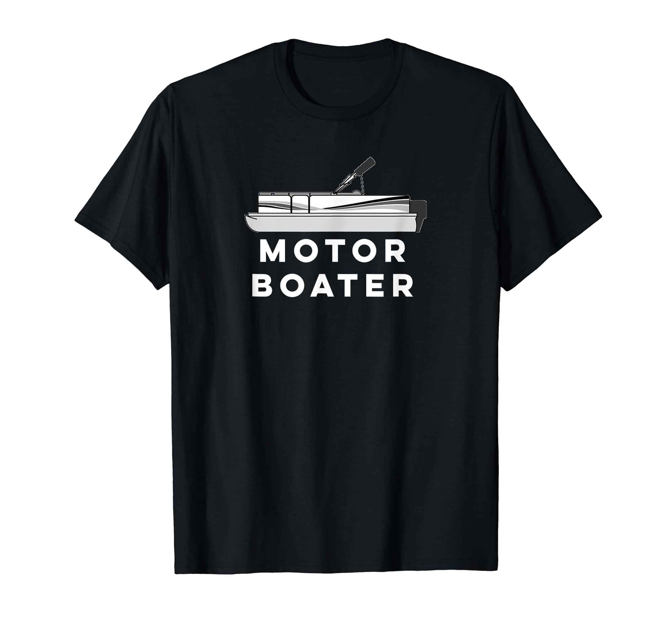 Motor Boater TShirt Funny lake Boating T Shirt - Walmart.com