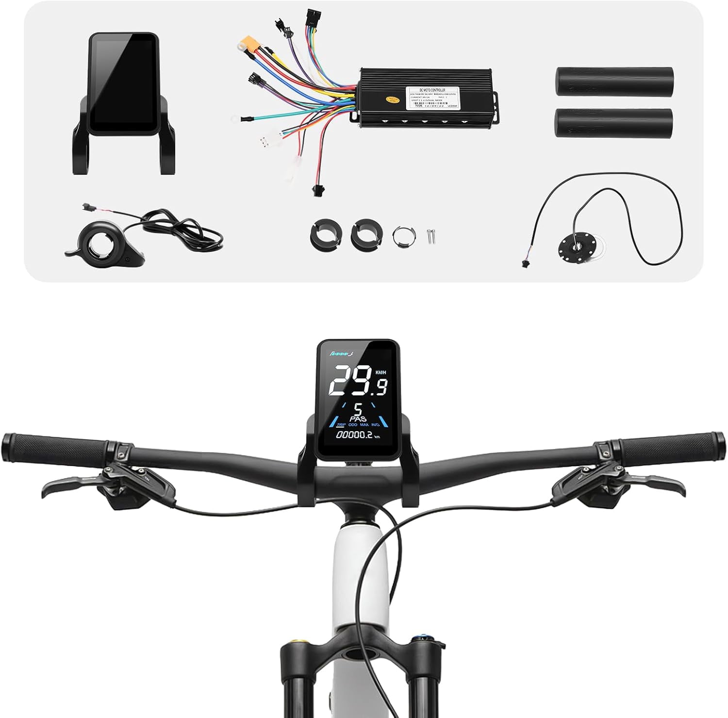 Motor Brushless Controller, 36V/48V 1200W E-Bicycle Brushless ...