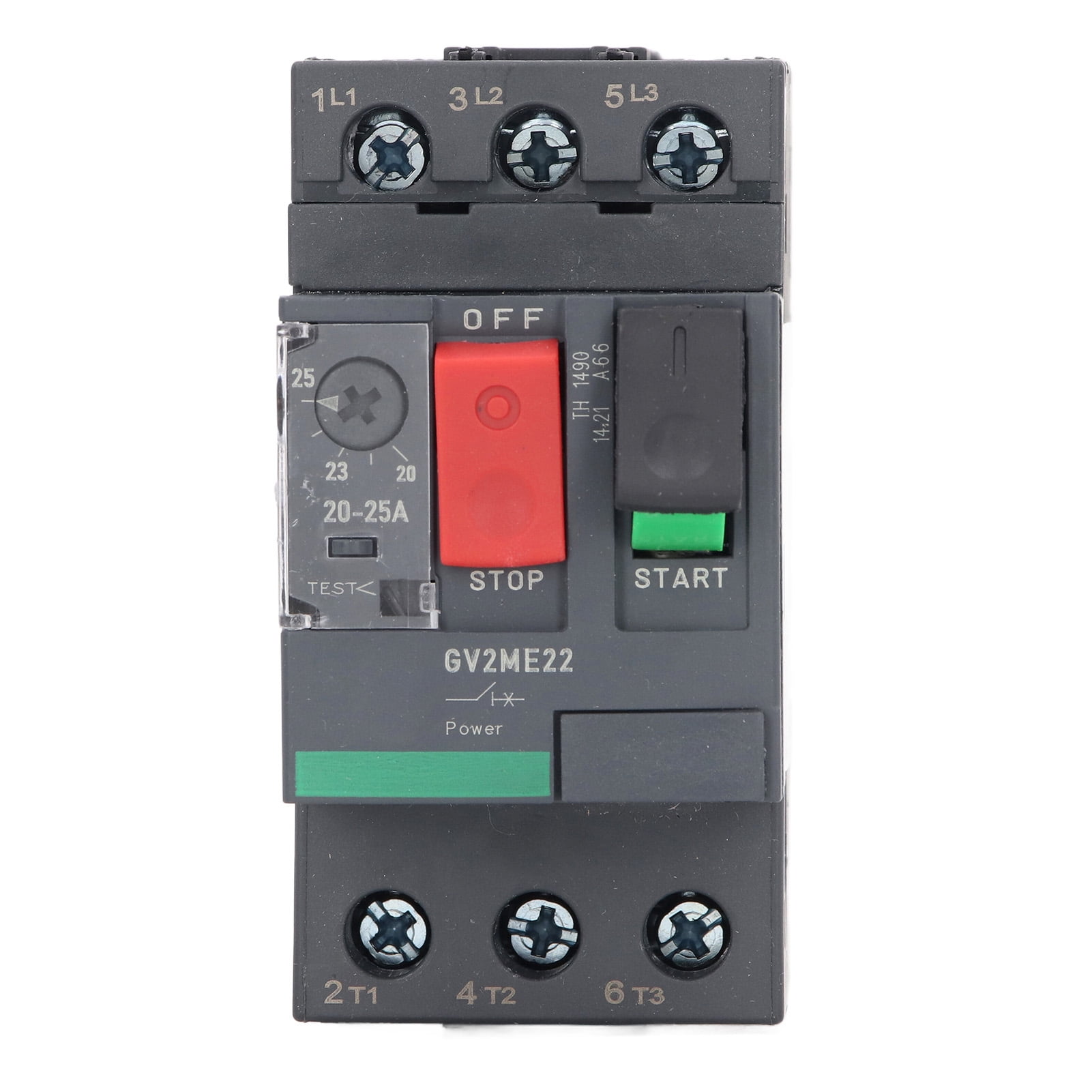 Motor Circuit Breaker Overload Protection Thermal Magnetic Rail Mount ...