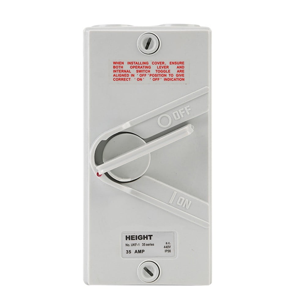 Motor Disconnect Switch 3Pole 63A IP56 Waterproof Silver Contact ...