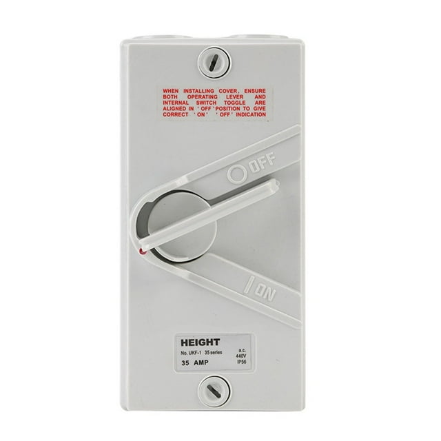 Motor Disconnect Switch 3Pole 63A IP56 Waterproof Silver Contact ...