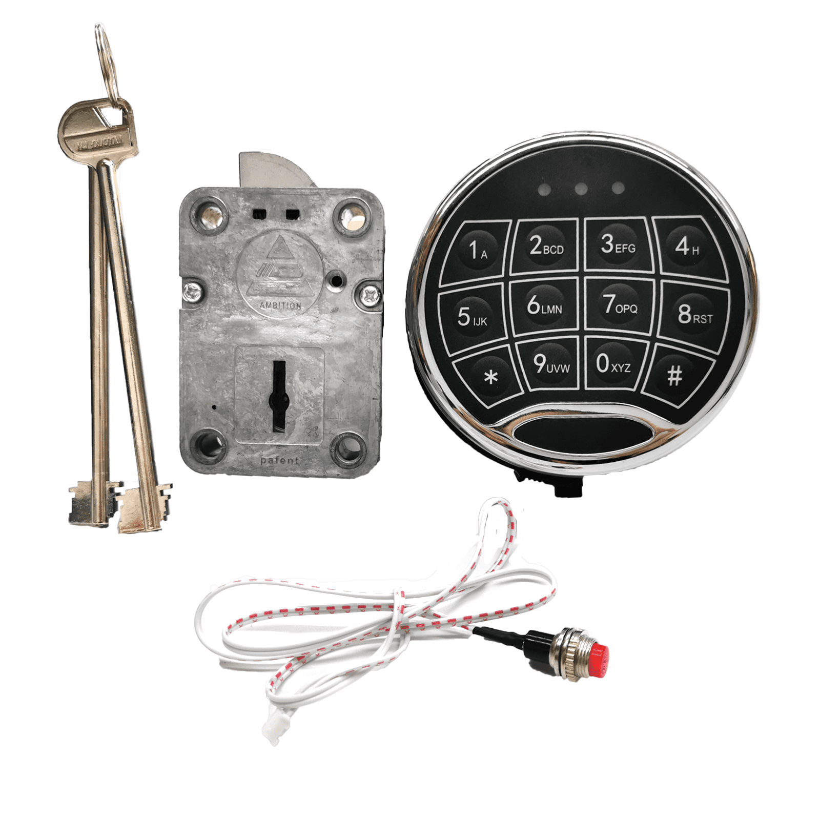 Motor Driven Lock Mechanism Right Hand Swing Bolt Time Delay Gun Safe ...