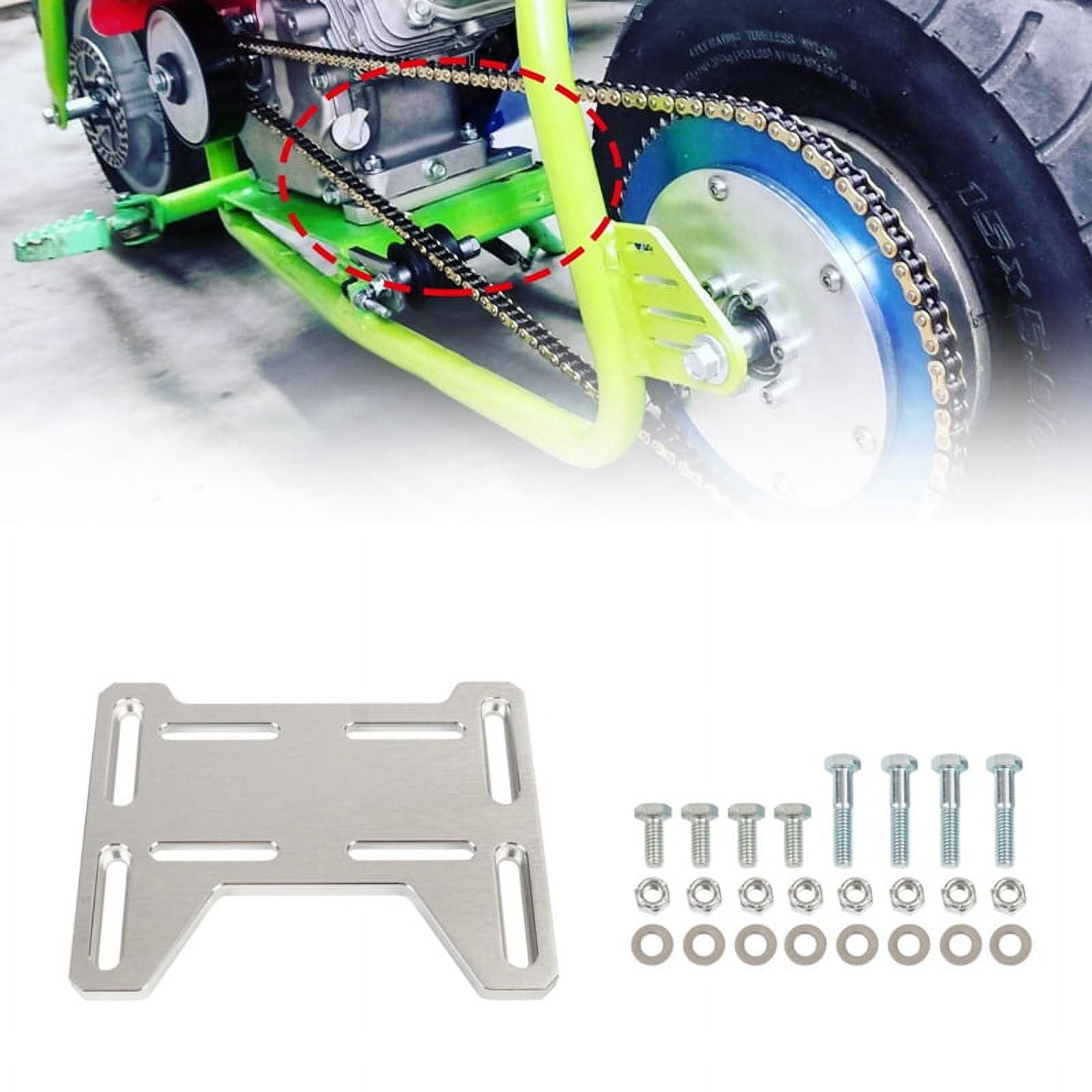 Motor Engine Mount Adjustable Adapter Bracket Plate for Mini Bike Go ...