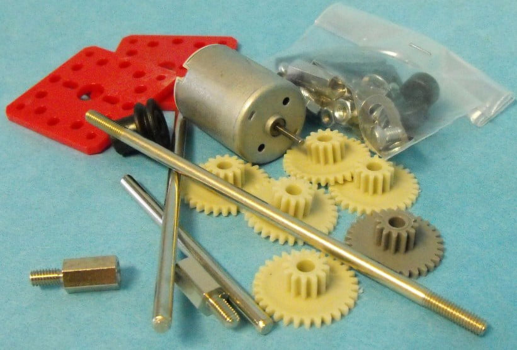 Motor Gear Set & RE280 Motor w/Mounting Plate - Walmart.com