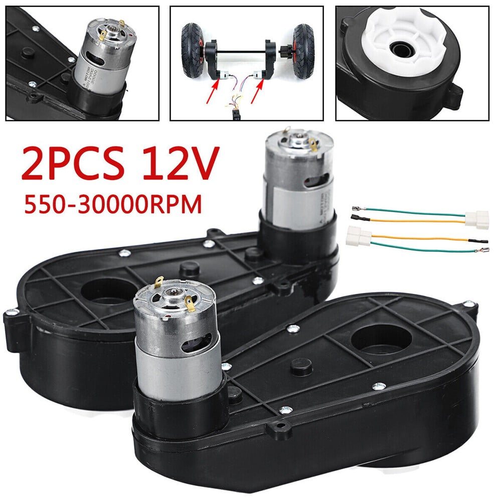 Motor Gearbox Automation 12V Battery Bike/Ride Black+white Electric ...