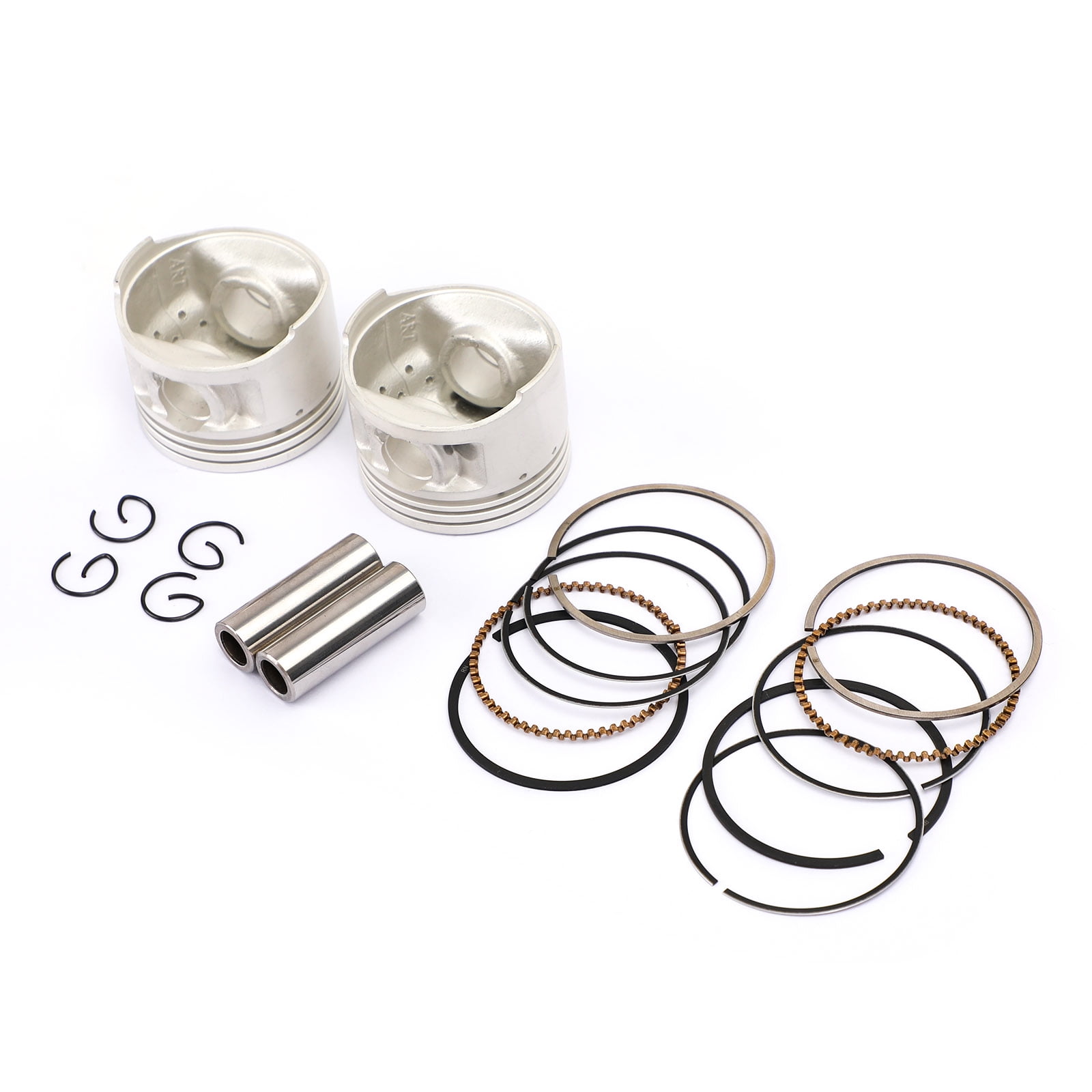 Motor Genic 2 Set Piston Ring Pin Kit Std 49Mm For Yamaha Xv250 V-Star Virago Route 66 88-18 ...