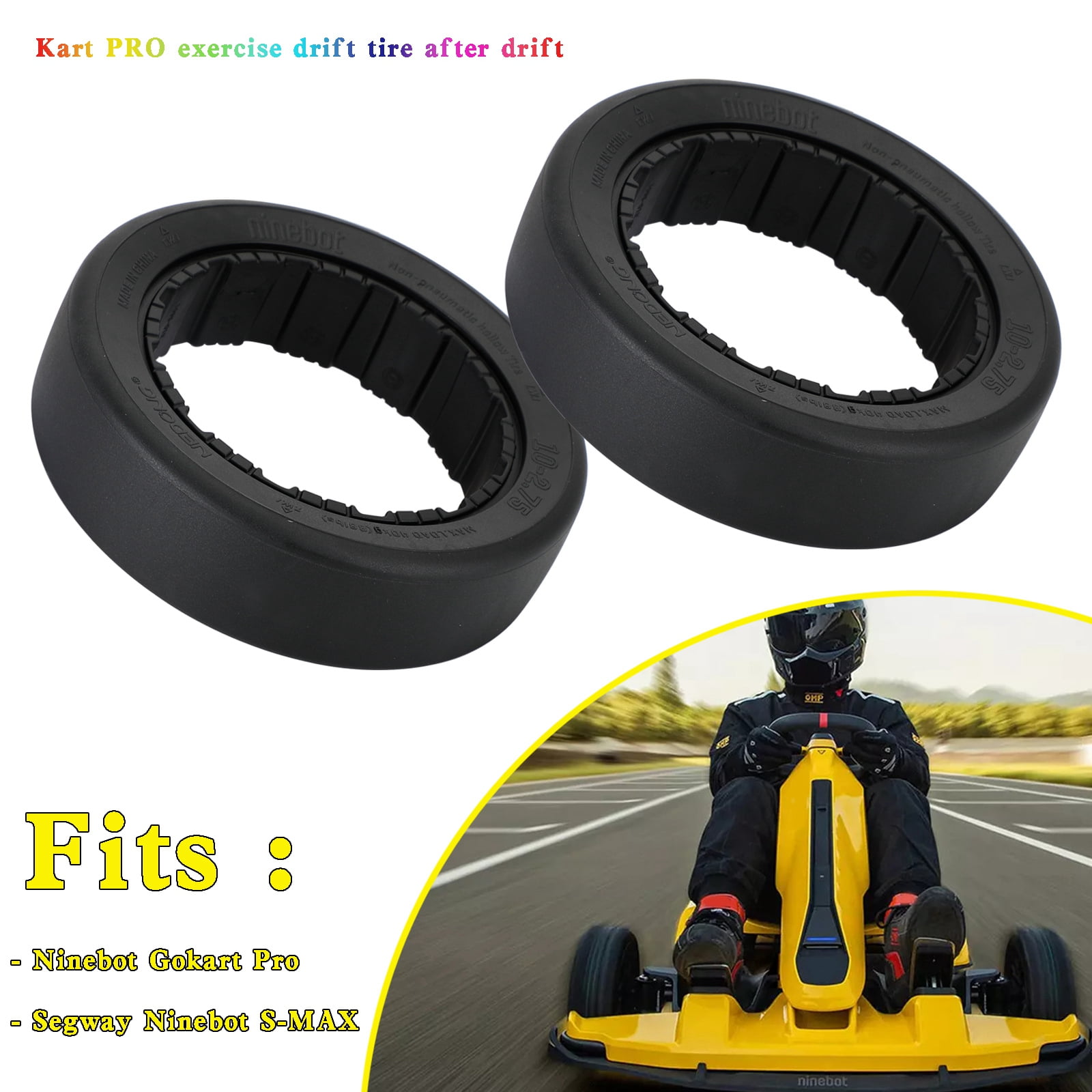 Motor Genic 2PCS Quick Release Sport Drift Rear Tires for Segway ...