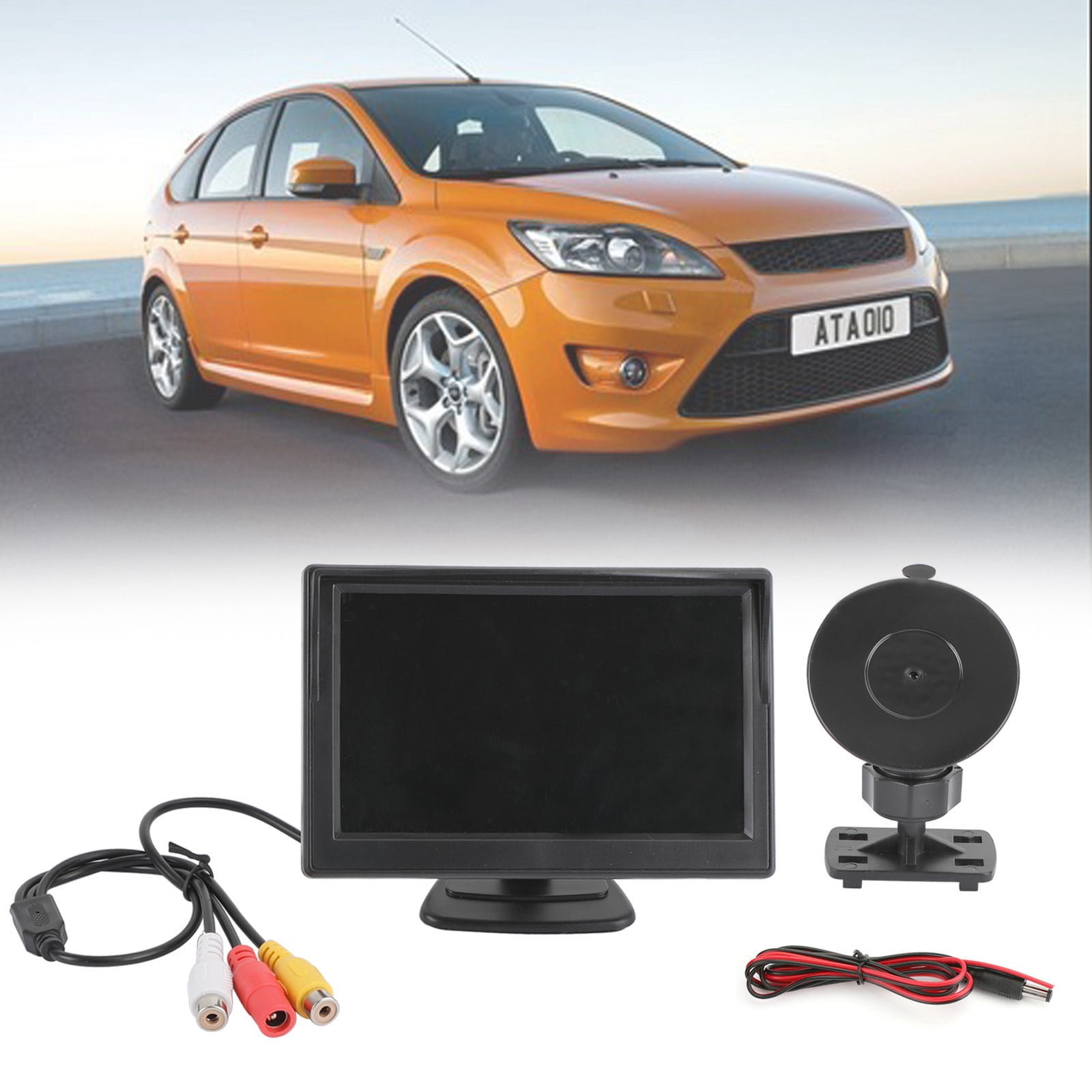 Motor Genic 5 Inch HD Screen Monitor for Car Rear view Reverse Backup ...