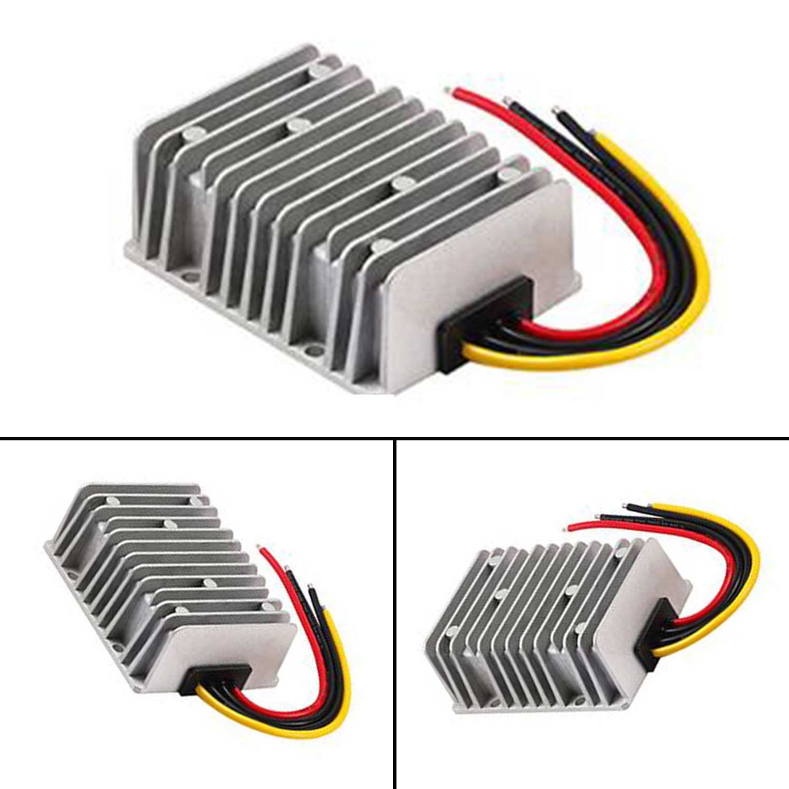 Motor Genic 8-40V to 12V 20A DC Voltage Stabilizer Car Power Supply Regulator Waterproof ...