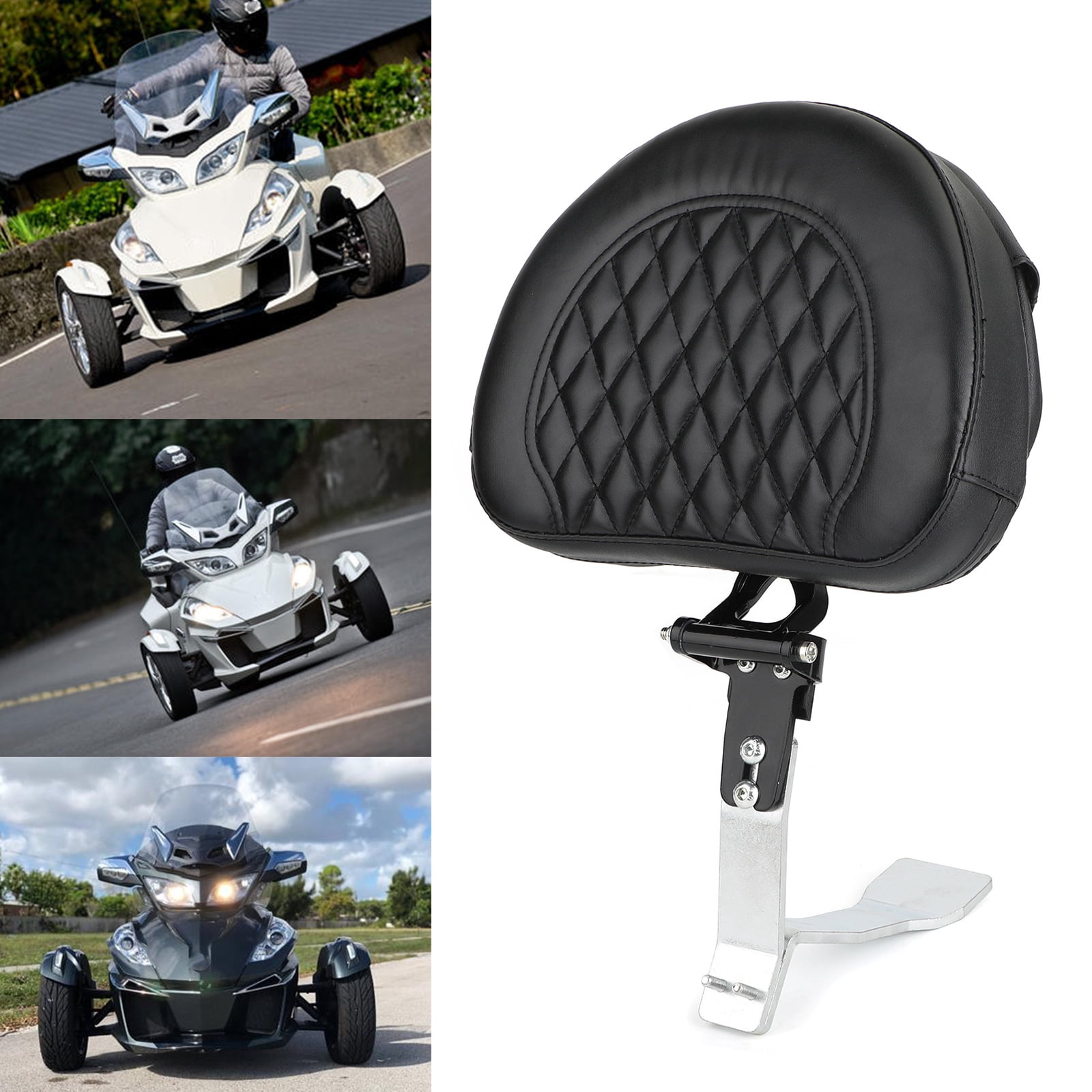 Motor Genic ATV Adjustable Driver Backrest fit for Can Am Spyder RT SE6 ...